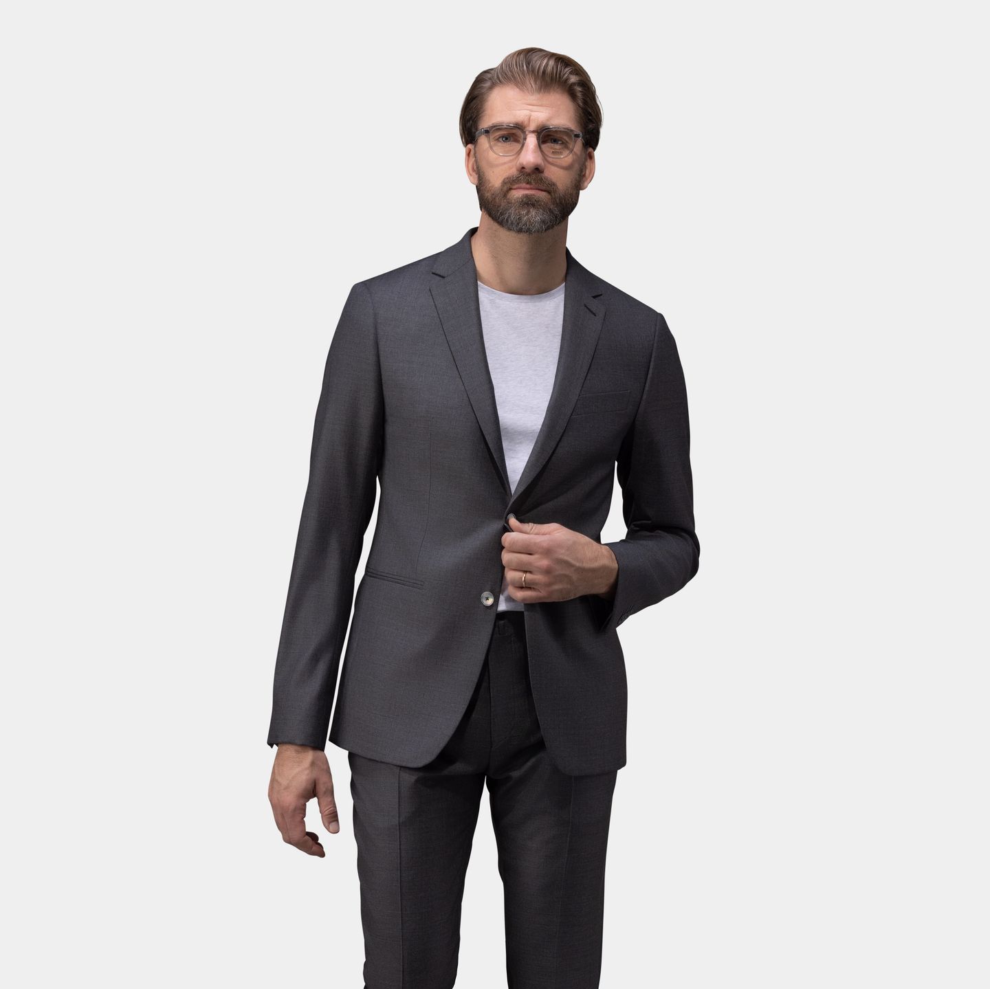 Dark gray two-piece suit | Tailor Store®