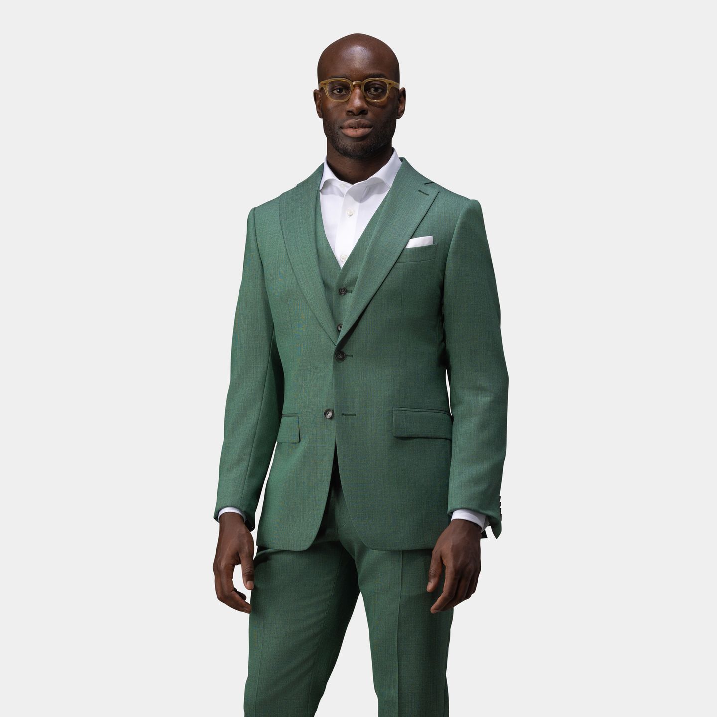 Green three-piece suit | Tailor Store®