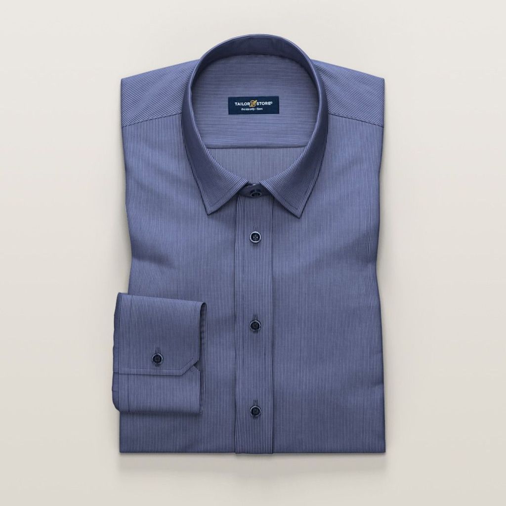 Light blue floral printed dress shirt | Tailor Store®