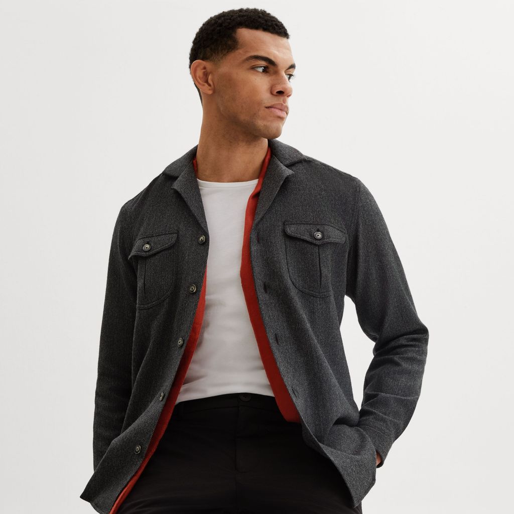Gray overshirt | Tailor Store®