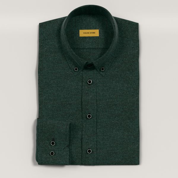 Green flannel shirt | Tailor Store®