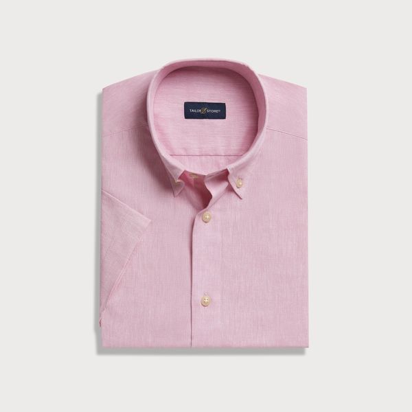 Light pink short-sleeved shirt | Tailor Store®