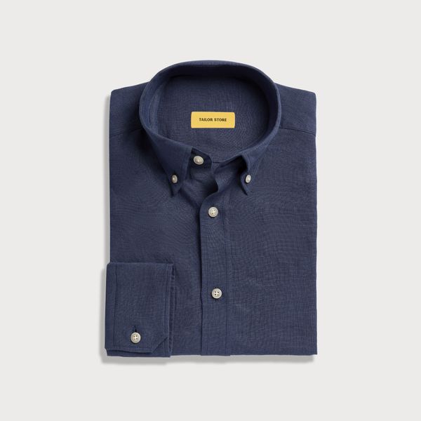 Soft blue linen shirt | Tailor Store®